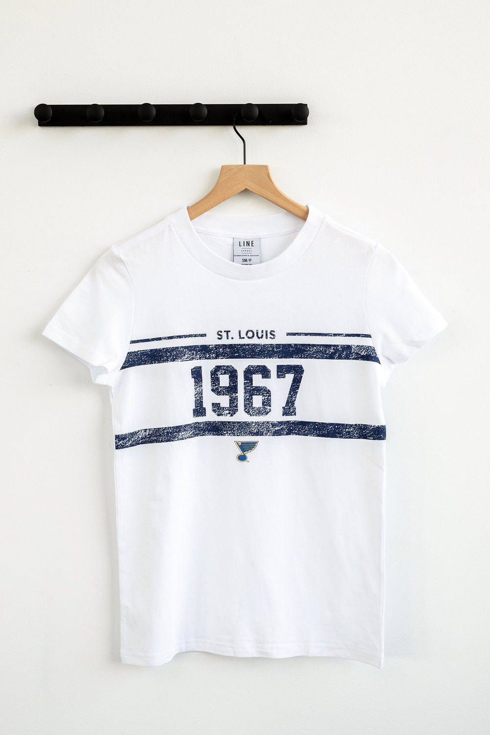 ST. LOUIS BLUES LINE CHANGE CLASSIC TEE - WHITE – STL Authentics ST. LOUIS BLUES LINE CHANGE CLASSIC TEE - WHITE – STL Authentics
