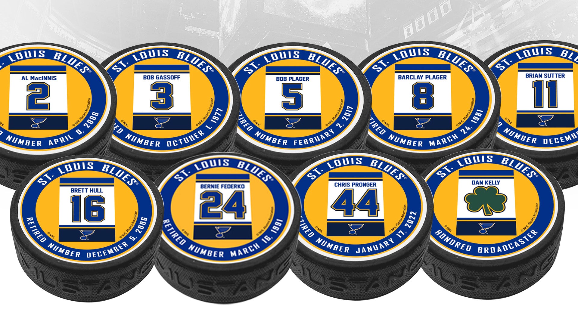 "FOREVER IN THE RAFTERS" PUCK COLLECTION – STL Authentics