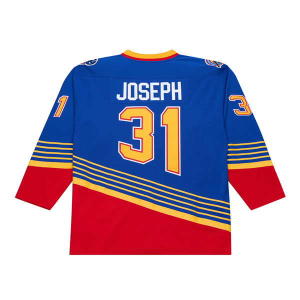 ST. LOUIS BLUES MITCHELL & NESS POWER PLAY ROAD JERSEY - JOSEPH #31 ...