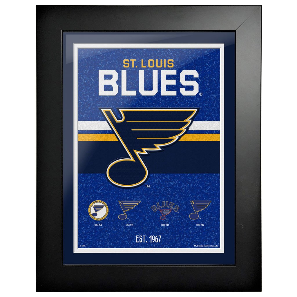 St. Louis Blues 12 x 16 Tradition Framed Sign – STL Authentics