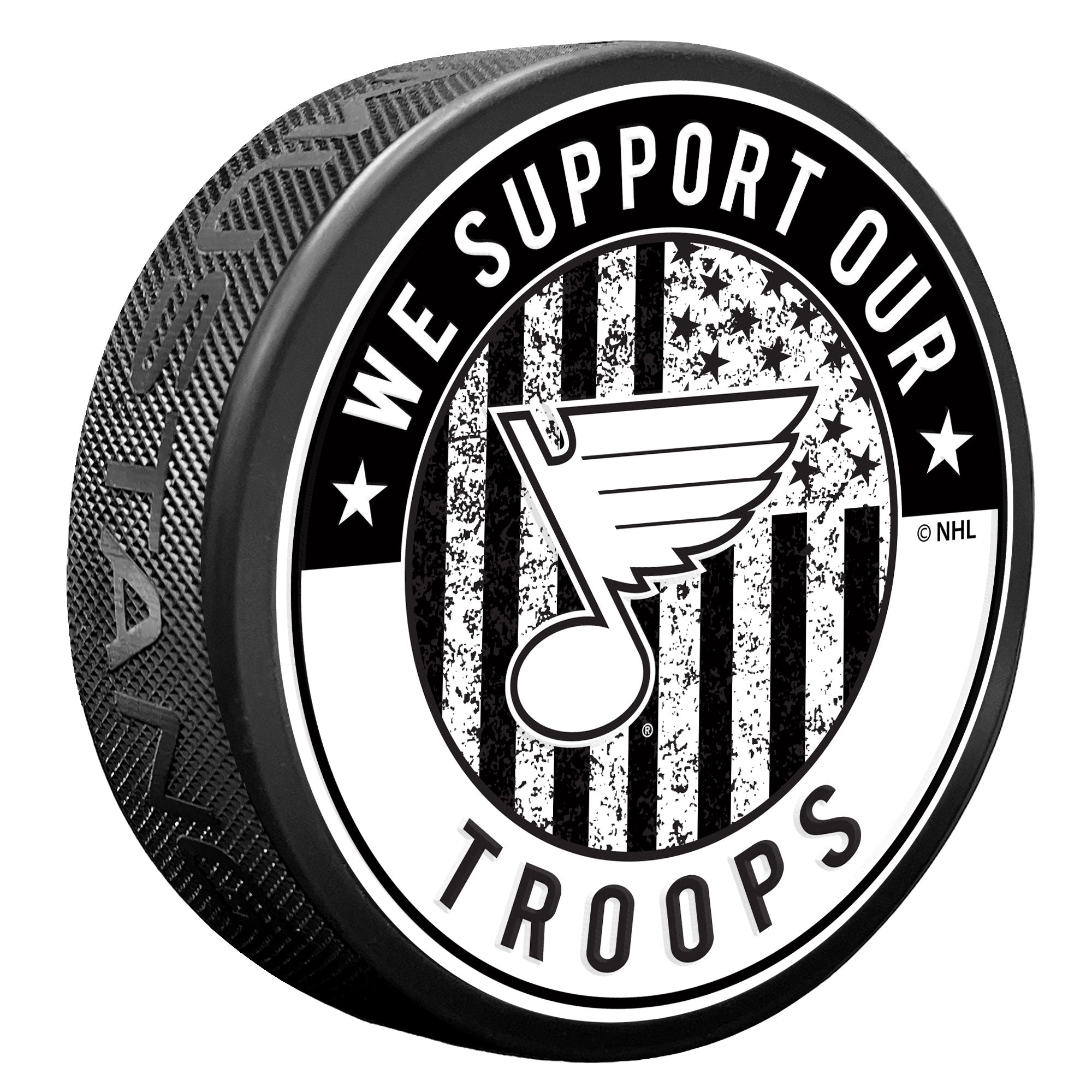 St. Louis Blues Puck - Military Appreciation – STL Authentics