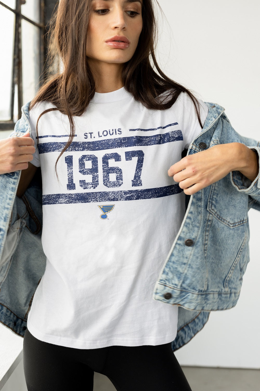 ST. LOUIS BLUES LINE CHANGE CLASSIC TEE - WHITE – STL Authentics